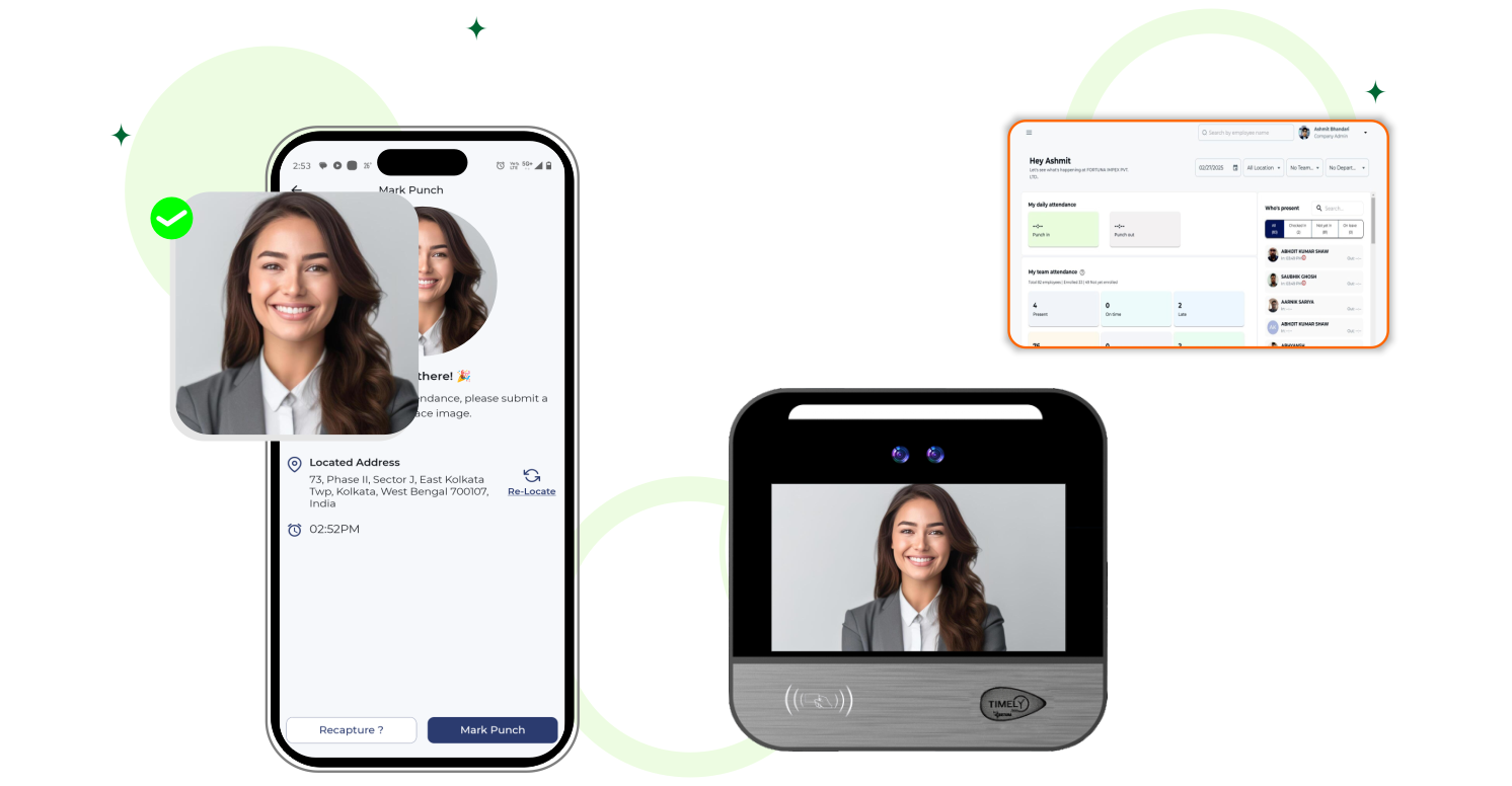 AI Face Recognition Attendance System | timely.bio